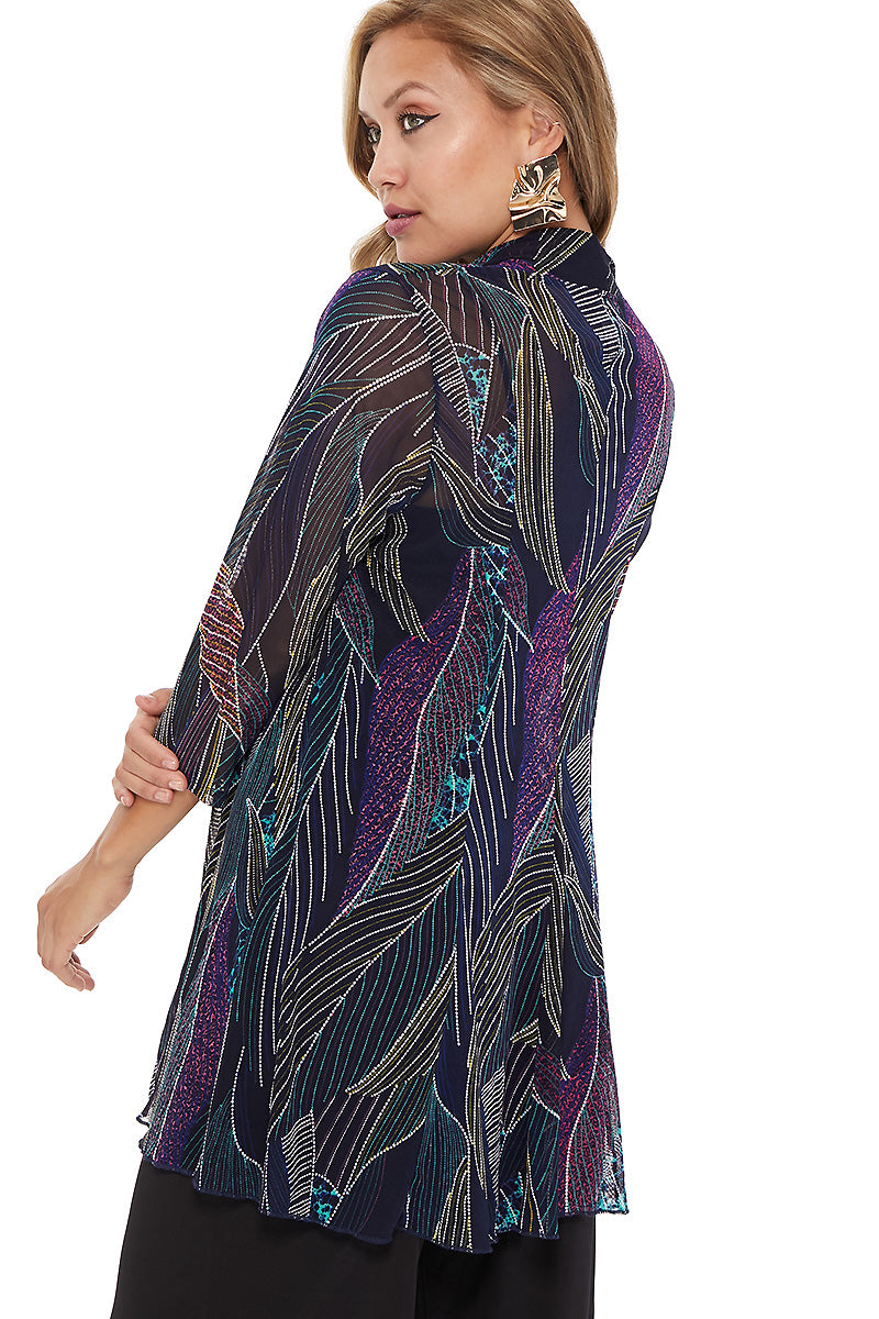 Jostar Women's MR Princess Jacket Print Quarter Sleeves,472MR-QP-W233,Made in USA.Everyday ...