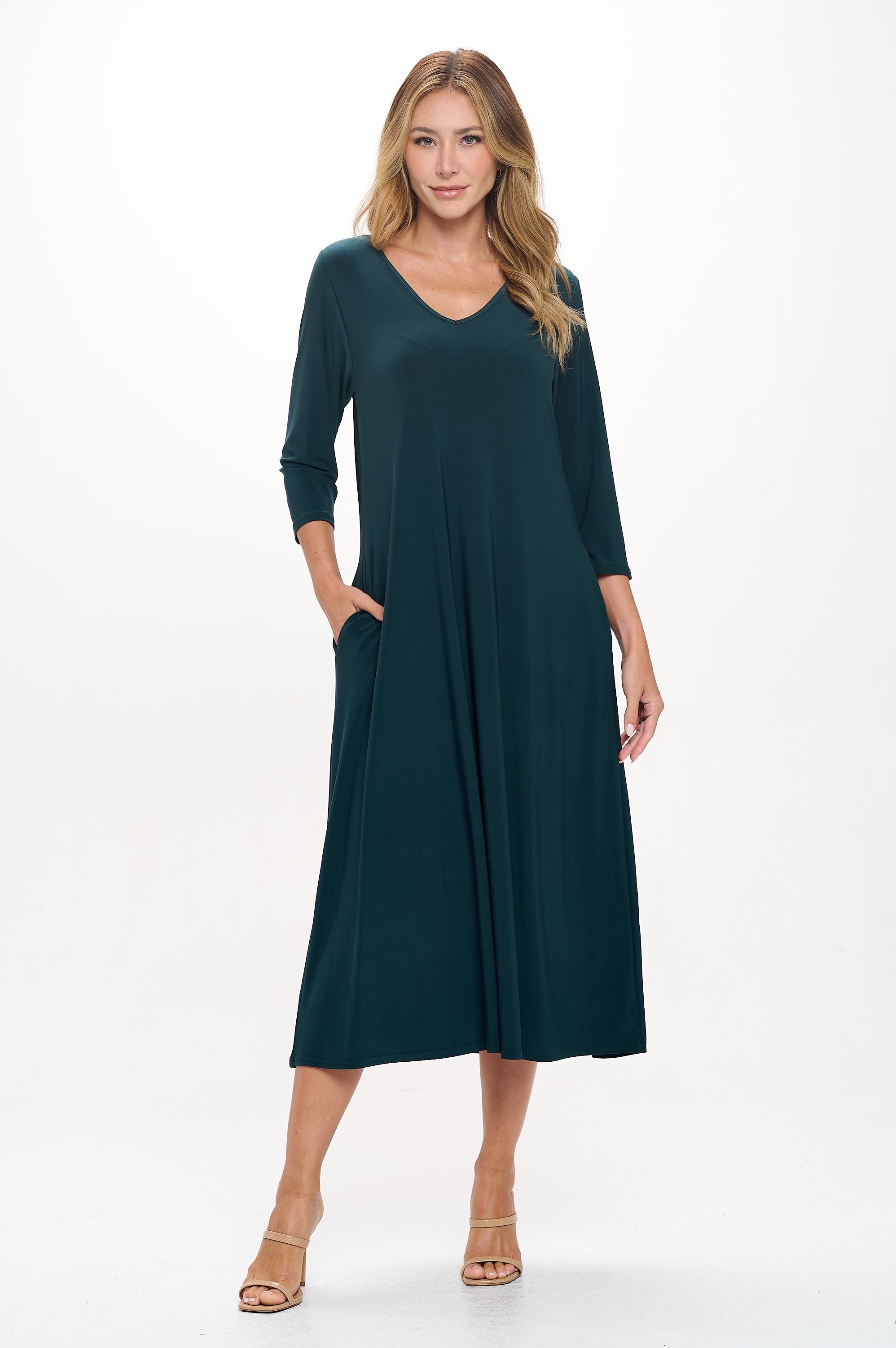 Buy Solid Color Women's Dresses | Jostar Online